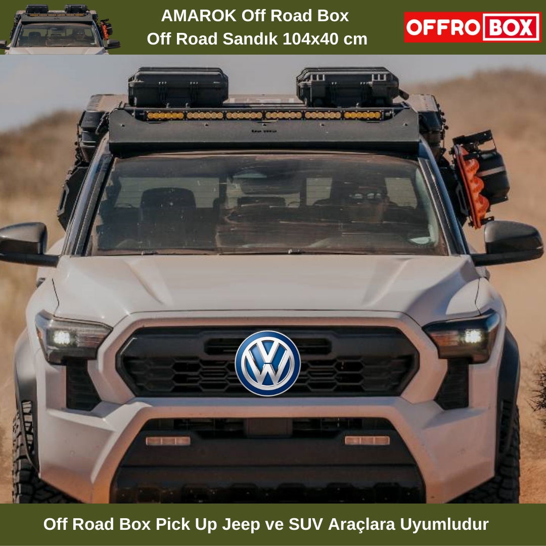 Amarok Off Road Box Off Road Sandık Pick Up Bagaj Box 104x40 cm