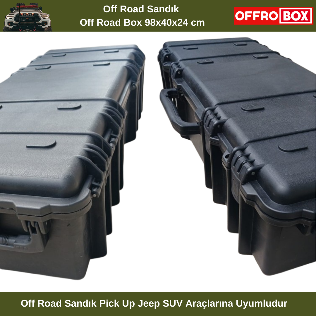 Pick Up Off Road Sandık Off Road Box Pickup Sandık 98x40x24 cm