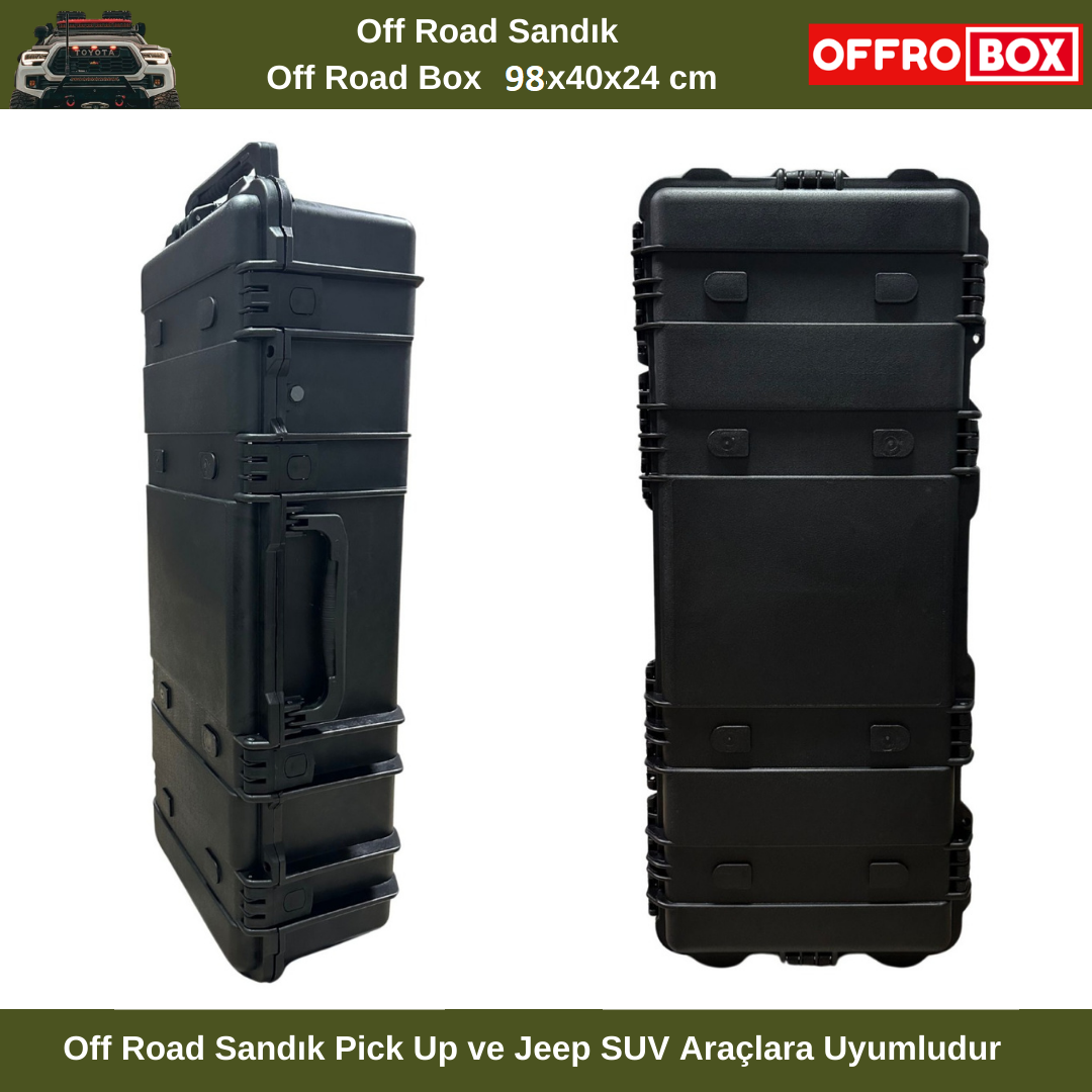 Pick Up Off Road Sandık Off Road Box Pickup Sandık 98x40x24 cm